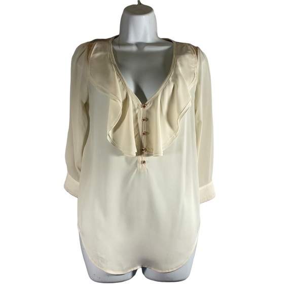 HD in Paris | Tops | Anthropologie Hd In Paris Size 2 Blouse Ruffle ...